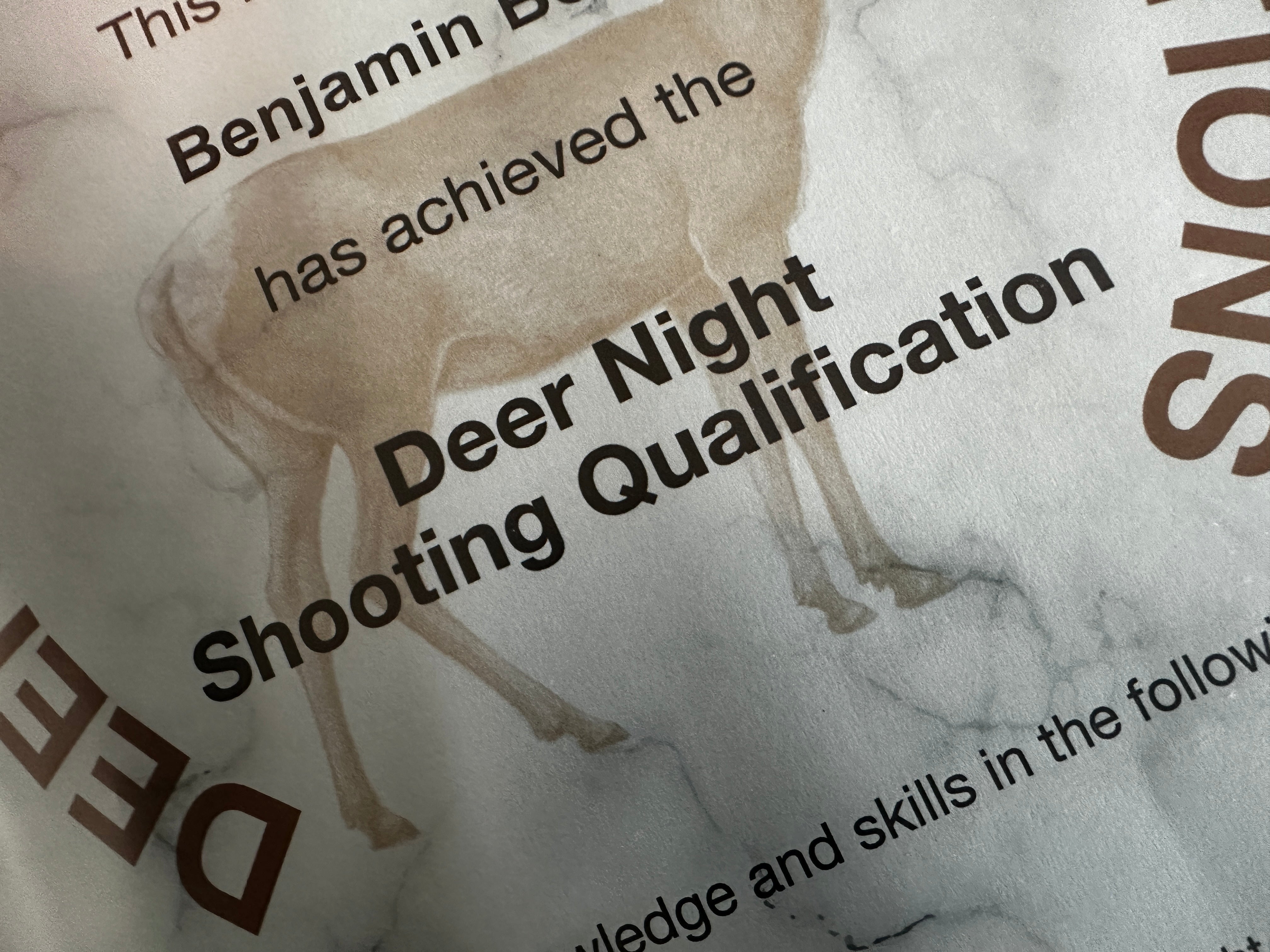 Deer Management Certificates: Professionalism, Paperwork And The Quest ...